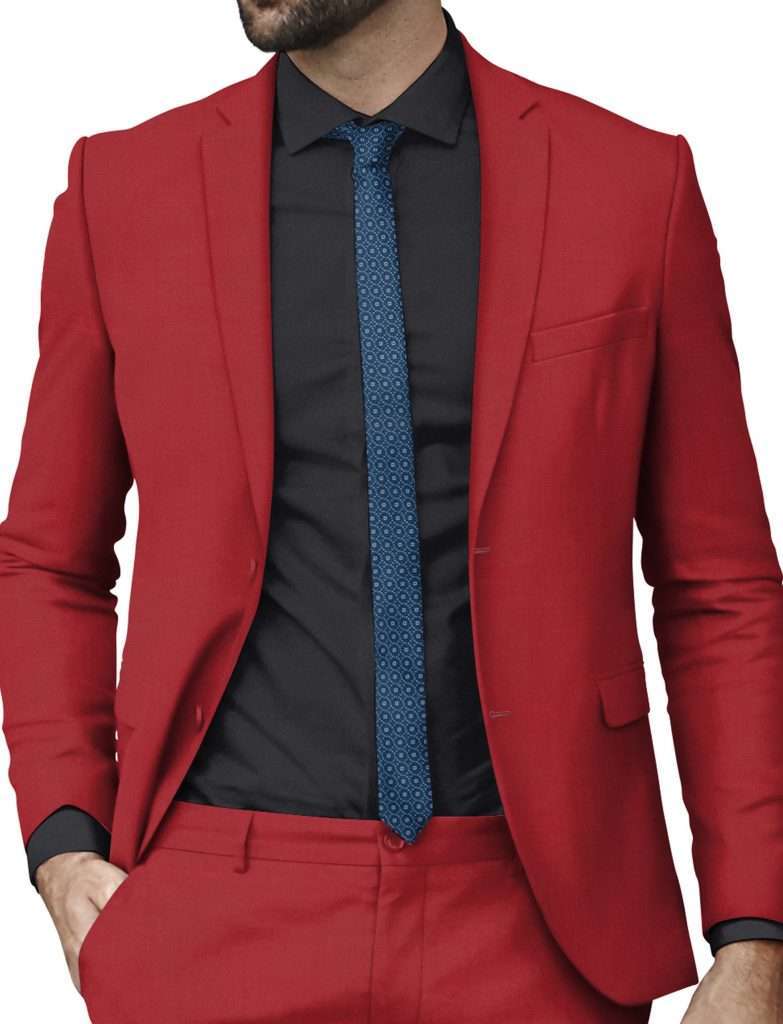 Custom Made Red Suits Wedding Suits Made to Order | Stating at 99$
